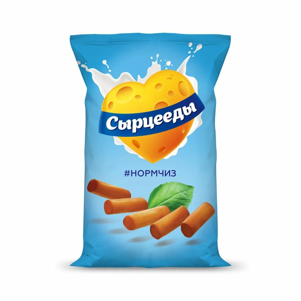 Снеки Сыр копченый Сырцееды, 23г, 1688435