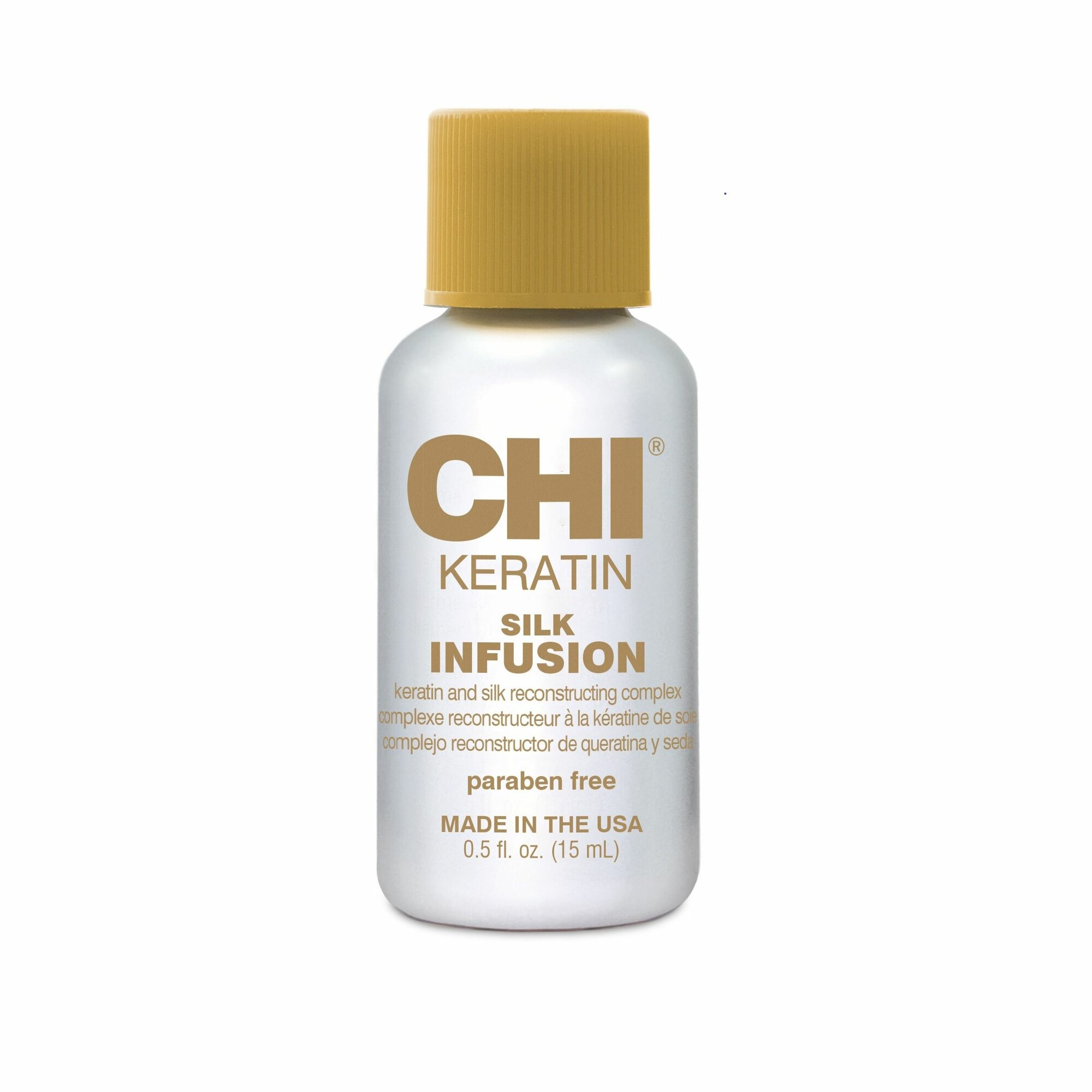 CHI KERATIN Жидкий шелк с кератином, шелковая инфузия, 15 мл