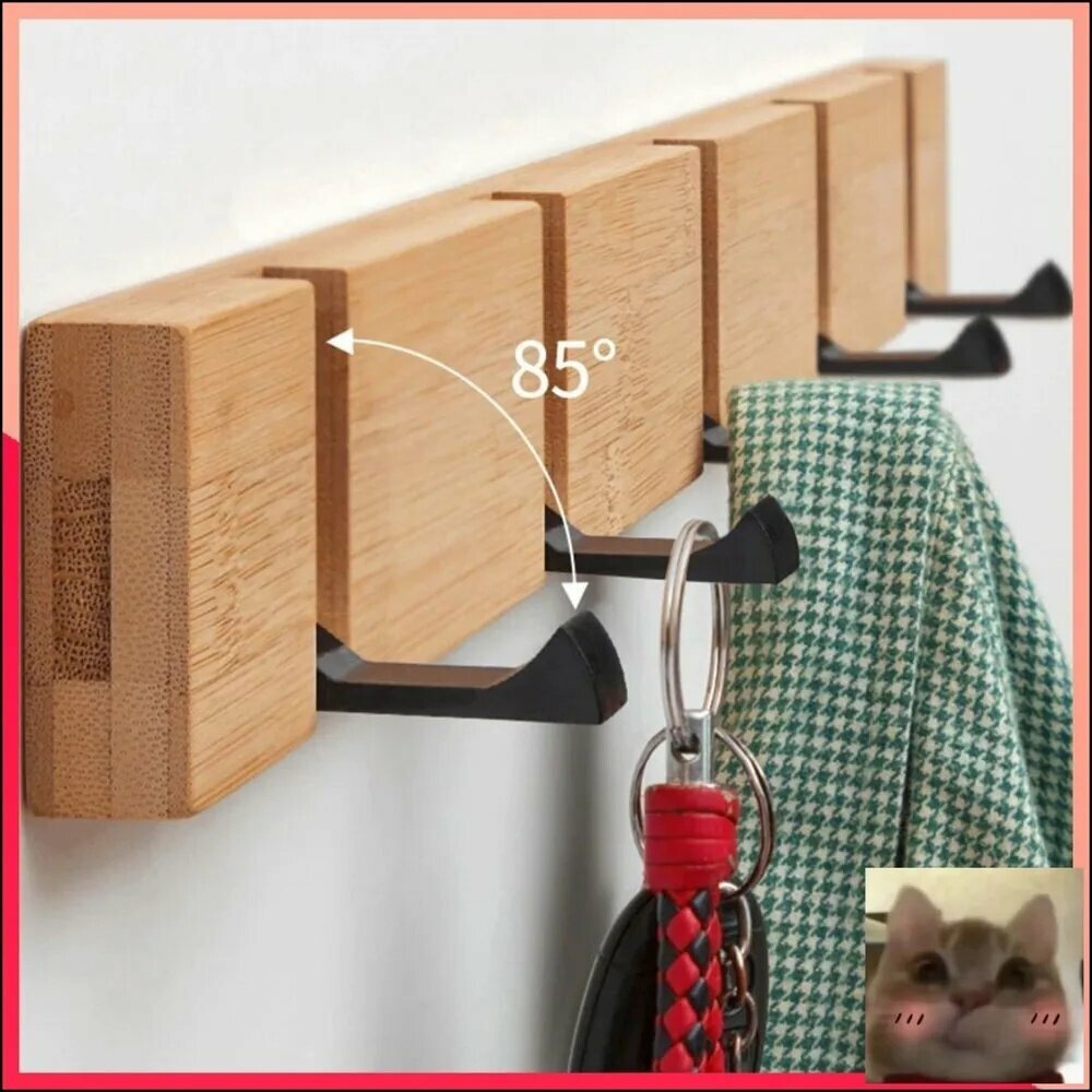 Вешалка настенная, 50х2х5.5 см