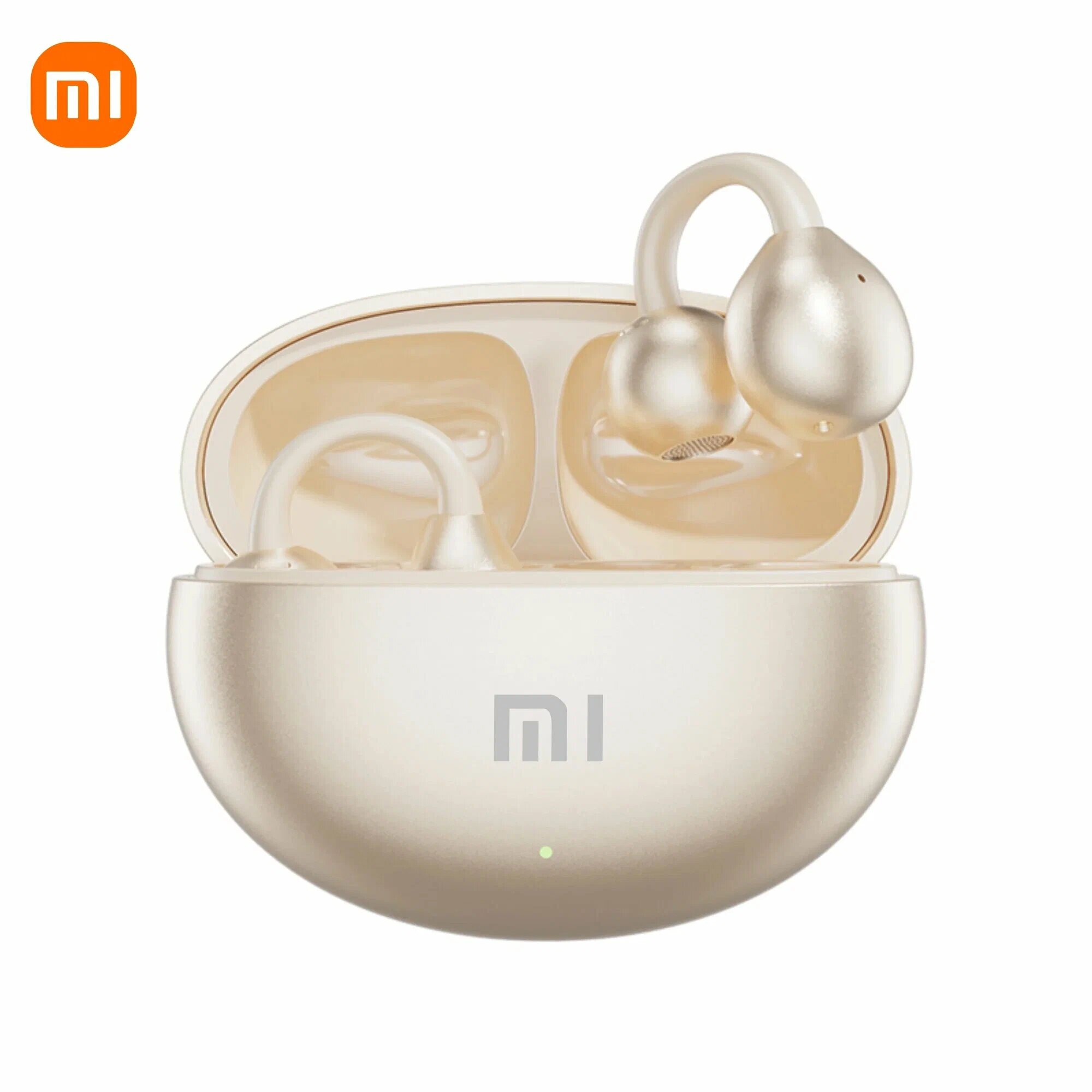 Беспроводные TWS-наушники Xiaomi M91, сенсорное управление, Bluetooth 5.4, Milk Tea Skin, бежевый/кремовый