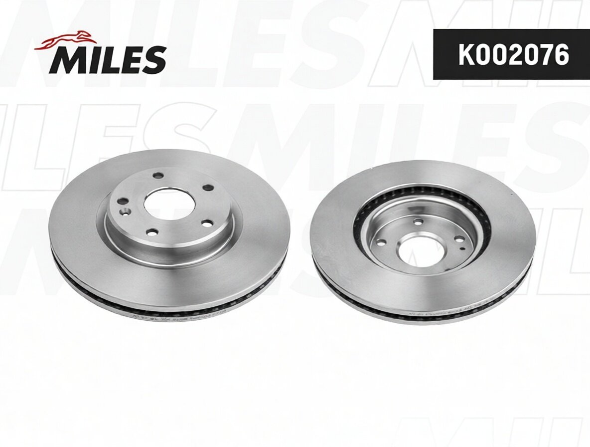 Диск тормозной GEELY COOLRAY 20- передний D 296мм. K002076 Miles арт. K002076