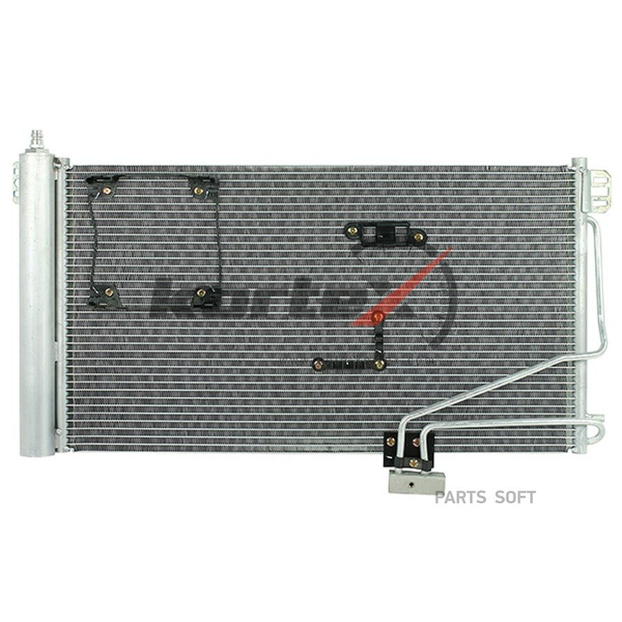 KORTEX KRD2180 Конденсер MB C(W203) с ресивером