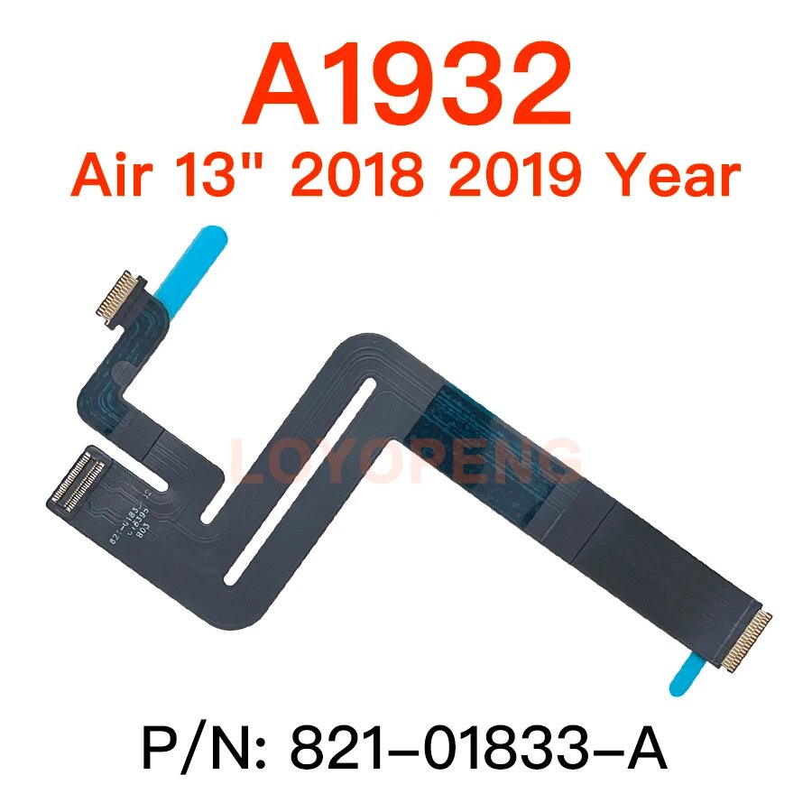 Шлейф тачпада для MacBook Air A2681 A2941 A3113 A3114 A3240 A3241 A1932