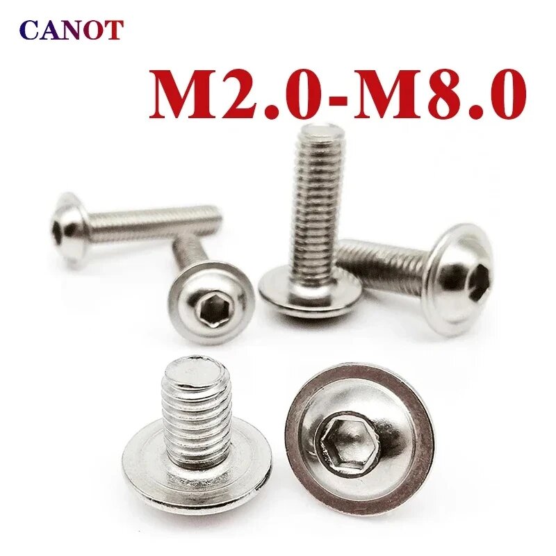 Винты LOOZI M5, нержавеющая сталь, длина 35 мм, 10 шт