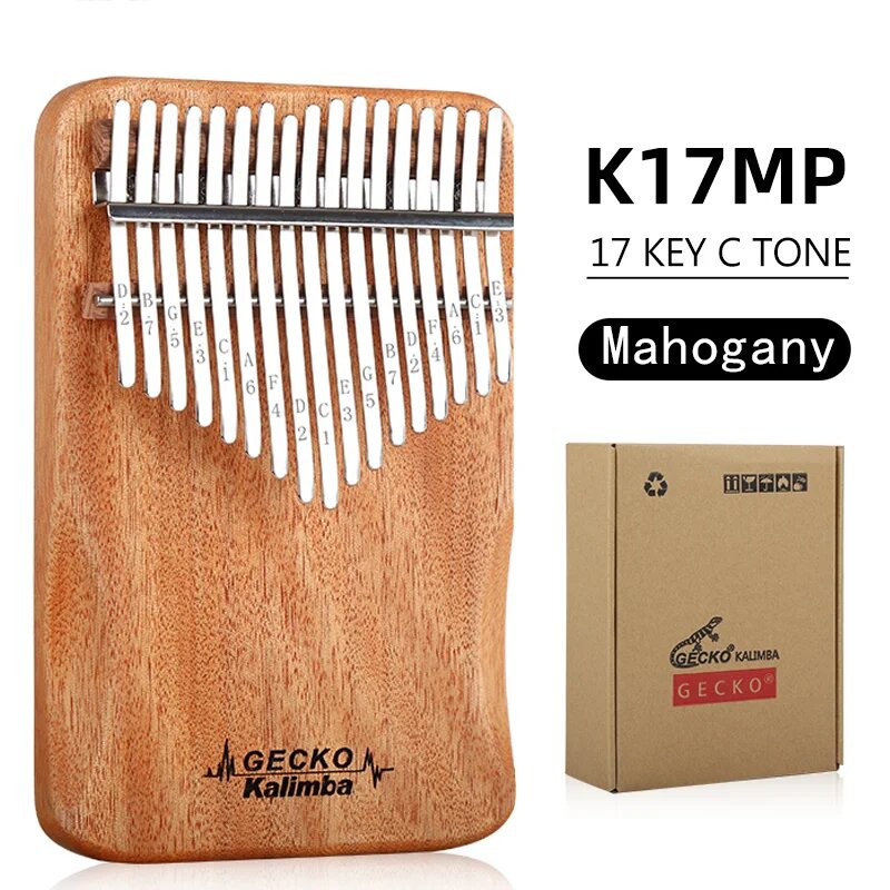 Калимба GECKO 17 клавиш, красное дерево, K17MP C tone