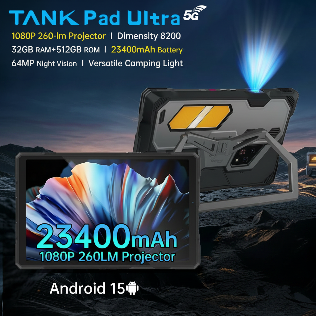Unihertz 8849 Tank Pad Ultra-Global планшет EU Charger