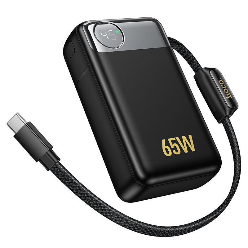 Внешний аккумулятор Power Bank Hoco Q53, 12000mAh, PD 65W, QC3.0, черный