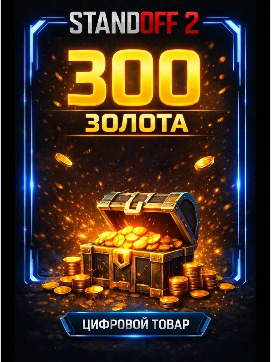 Пополнение 300 Золота Gold STANDOFF 2 пополнение по ID без входа в аккаунт