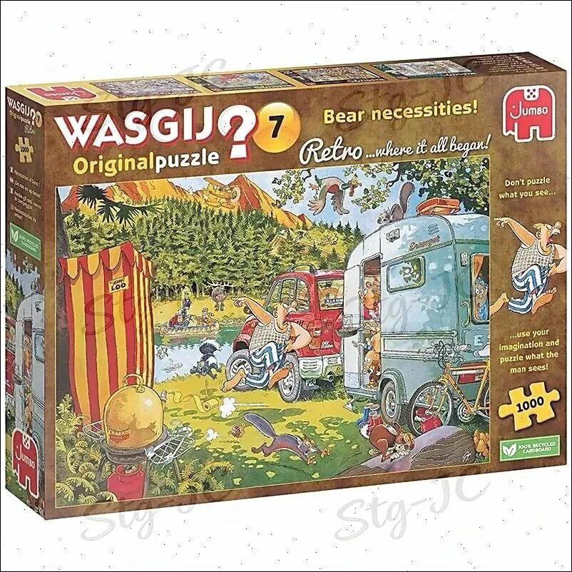Пазл Jumbo Wasgij Mystery 1000 . Пазлы для взрослых и детей. Wasgij пазл с сюрпризом от Jumbo.