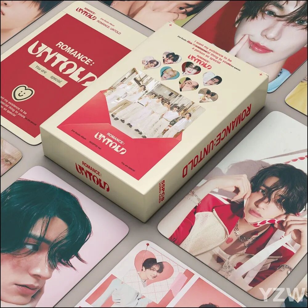 55 шт. карты ENHYPEN LOMO K-POP UNTOLD альбом мини фотокарты 2024 коллекционный плакат для фанатов открытка