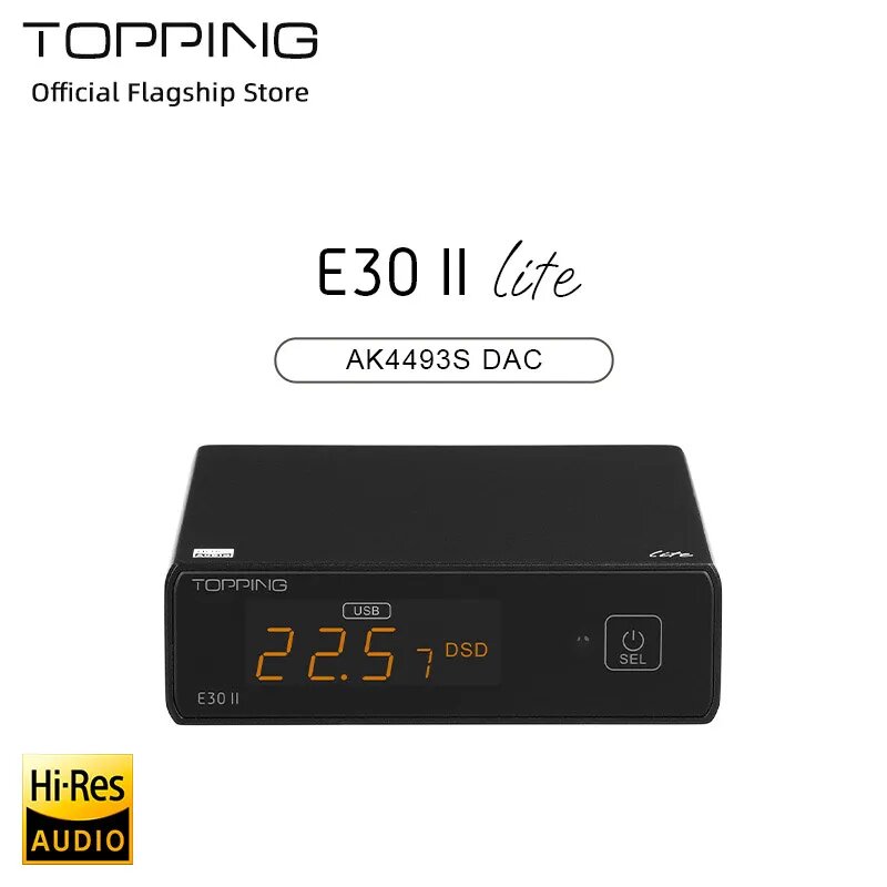 TOPPING E30 II Lite DAC Black — фото 1