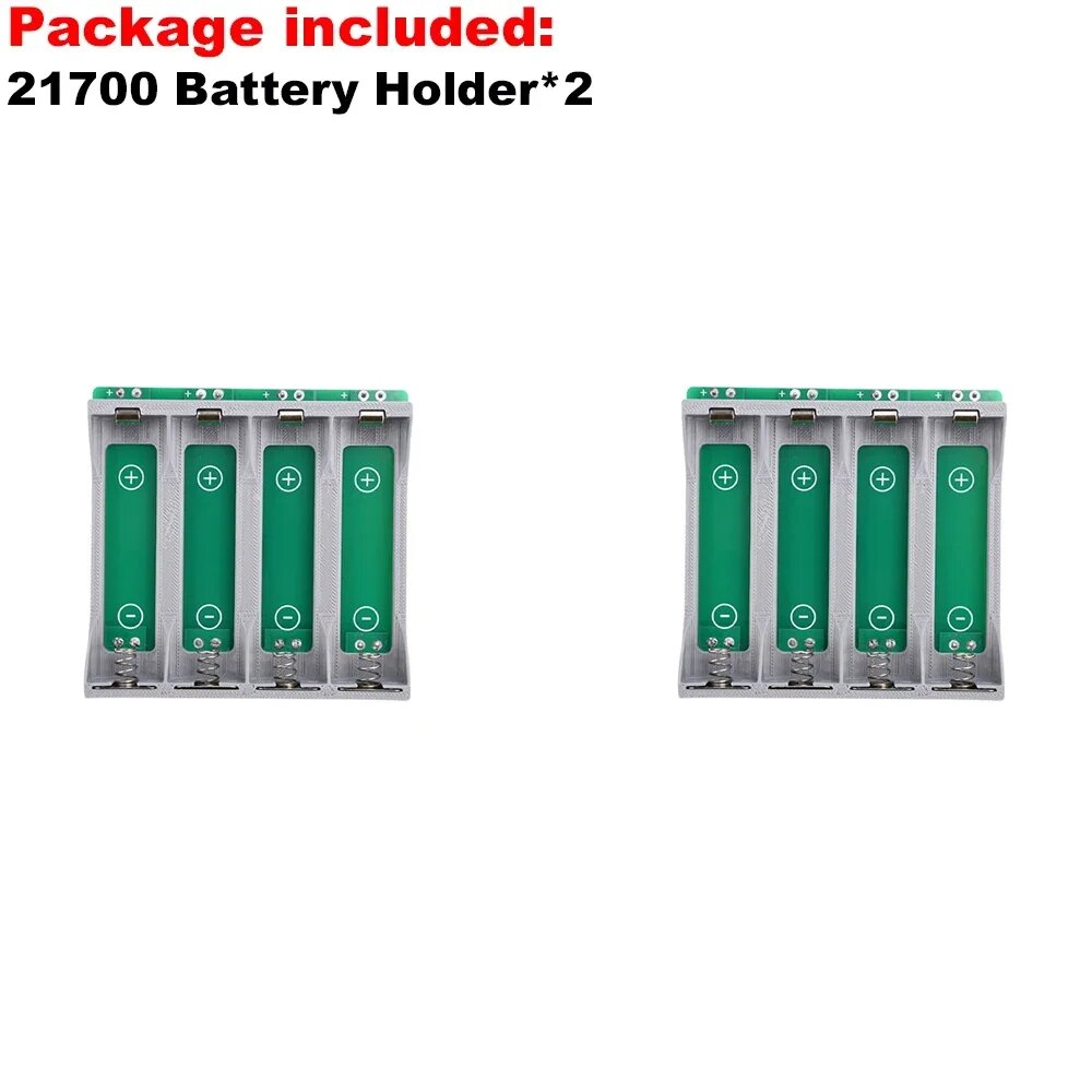 Gaqqee 8-канальный тестер аккумуляторов 21700 18650 2Pcs Battery Holder