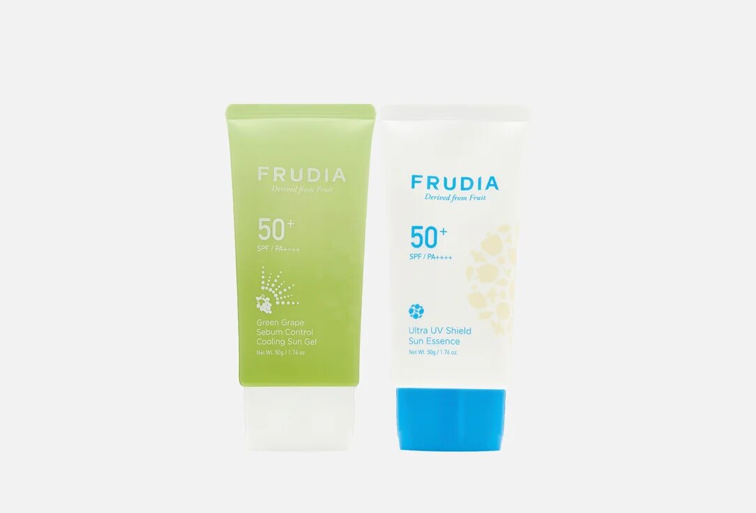 Frudia Sunscreen Set Grape Sun Essence Набор солнцезащитных средств для лица SPF50+ PA++++ 2шт