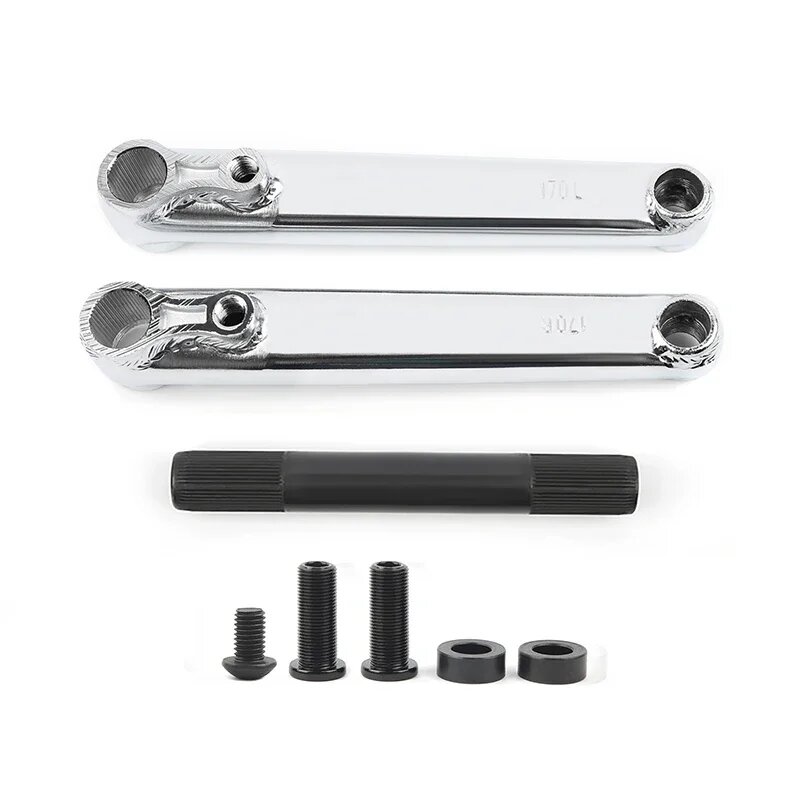 Шатуны BMX из стали CRMO 48T 19x170 мм Серый, Silver