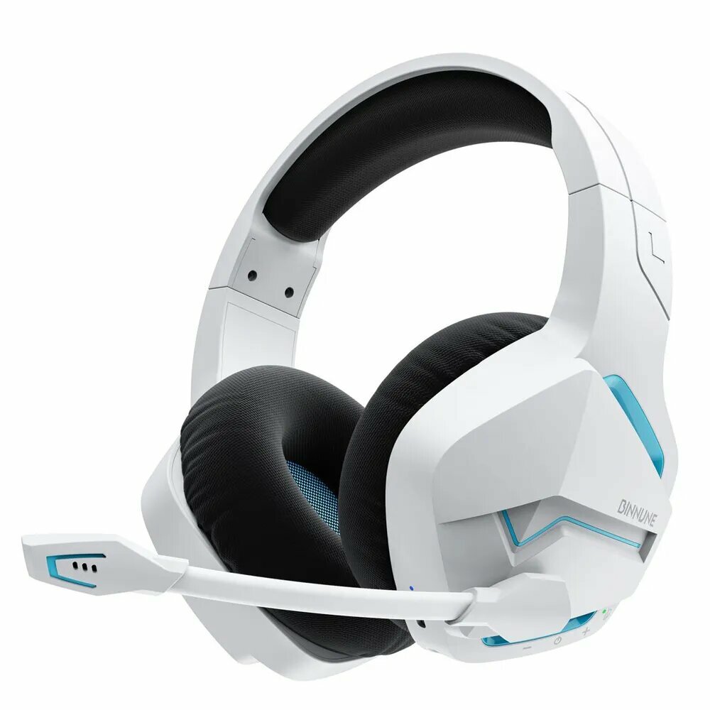 Наушники беспроводные BINNUNE BW01 Gaming Headsets (Белый) большие накладные игровые для пк