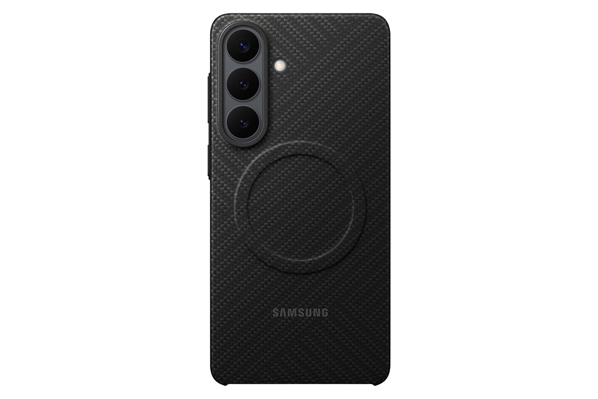 Чехол-накладка Carbon Magnet Case S26+, чёрный