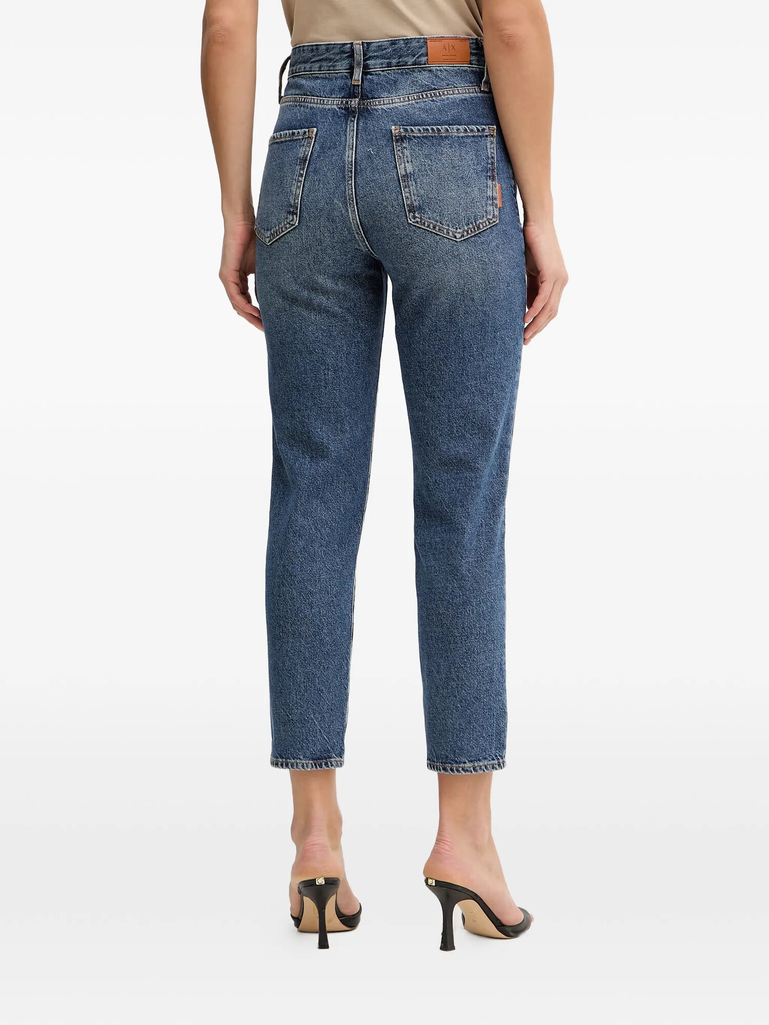 Джинсы Armani Exchange Logo-patch jeans, размер 27, blue — фото 1