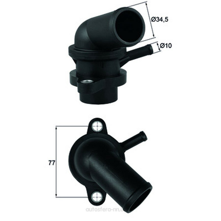 MAHLE TI24087D термостат интегр!\ Chevrolet Lacetti/Rezzo/Nubira, Daewoo Lacetti/Nubira 1.4/1.6i 03>