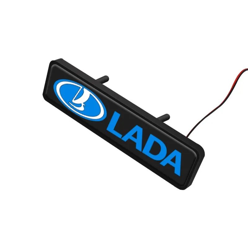 Эмблема решетки капота автомобиля с декоративной светодиодной подсветкой для Lada Samara Largus Priora Xray Cross Granta Vesta Niva Kalina