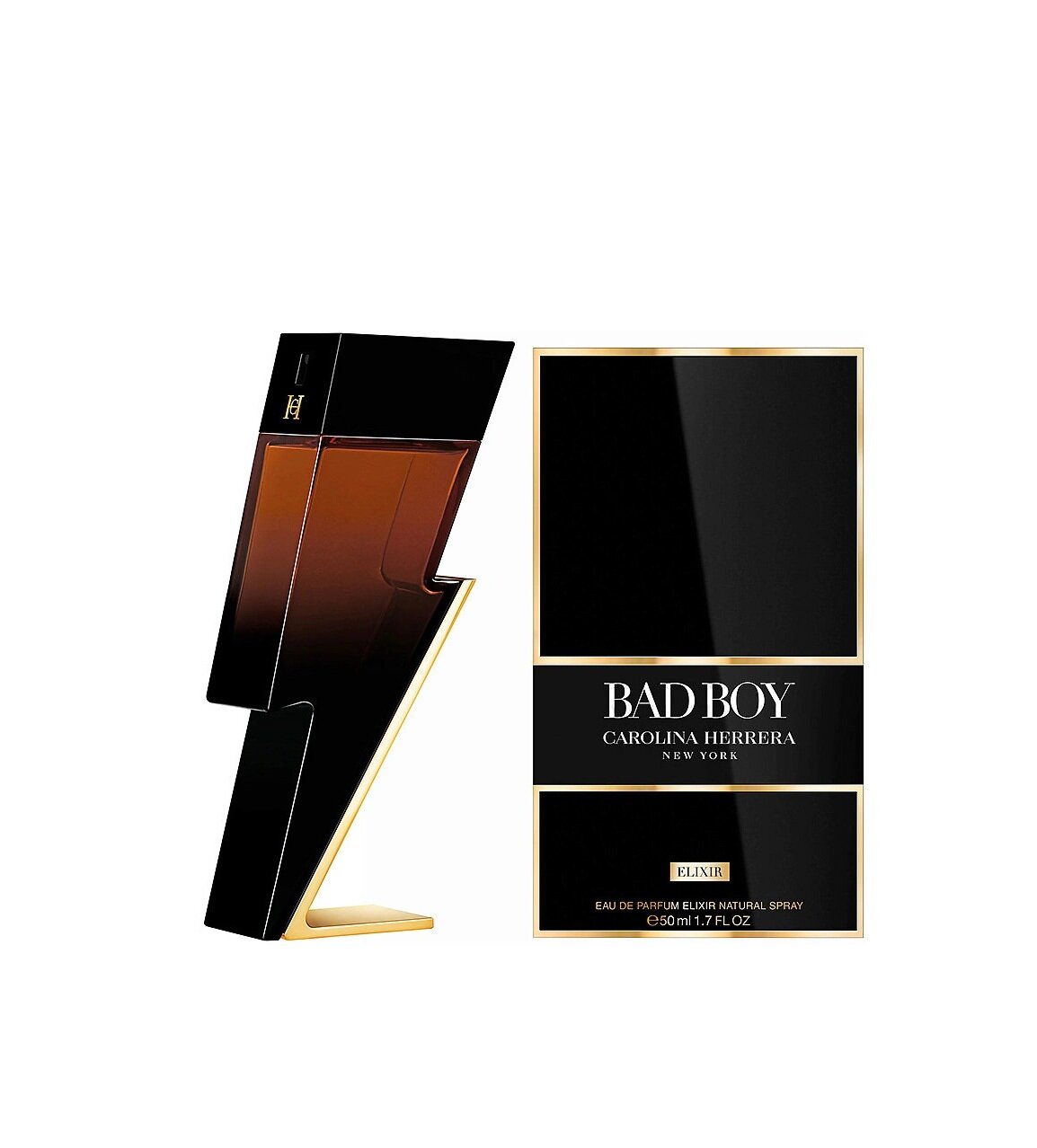 Carolina Herrera Bad Boy Elixir 50 мл парфюмерная вода мужская, восточные, древесные