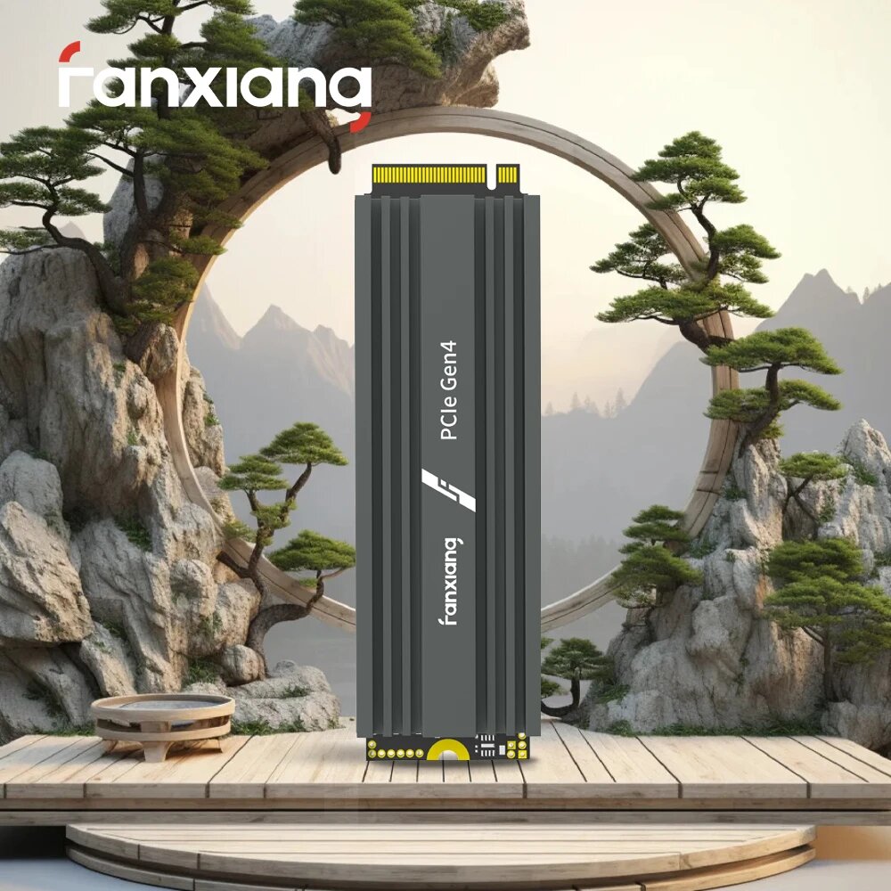 Fanxiang M.2 SSD 1TB 2TB 4TB 7300MB/c M.2 NVMe PCIe4.0x4 Внутренний твердотельный накопитель SSD для PS5 ПК Доставка в Европе и США S880R