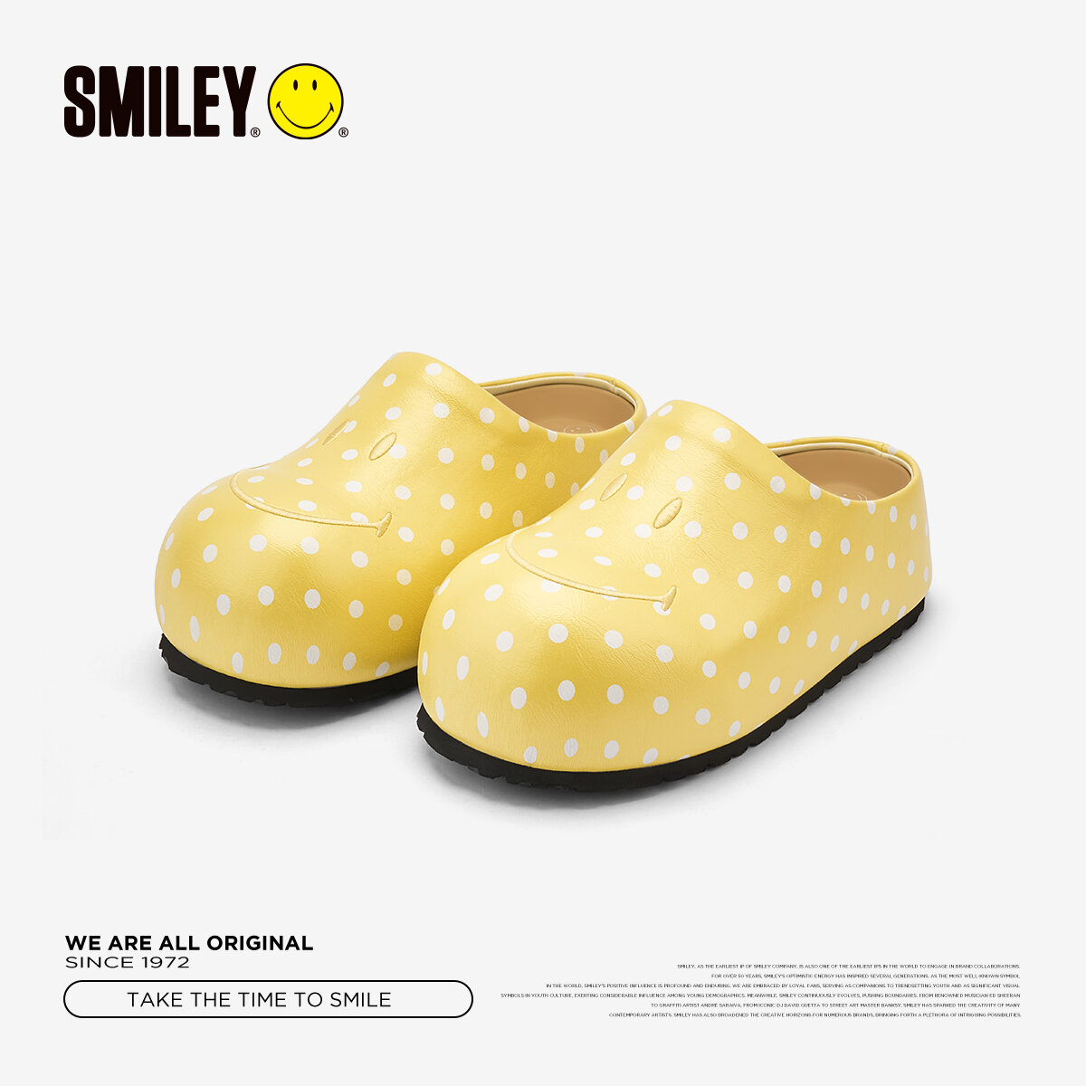 Сабо Smiley World, размер EU 36 стопа (23CM), Желтый — фото 1