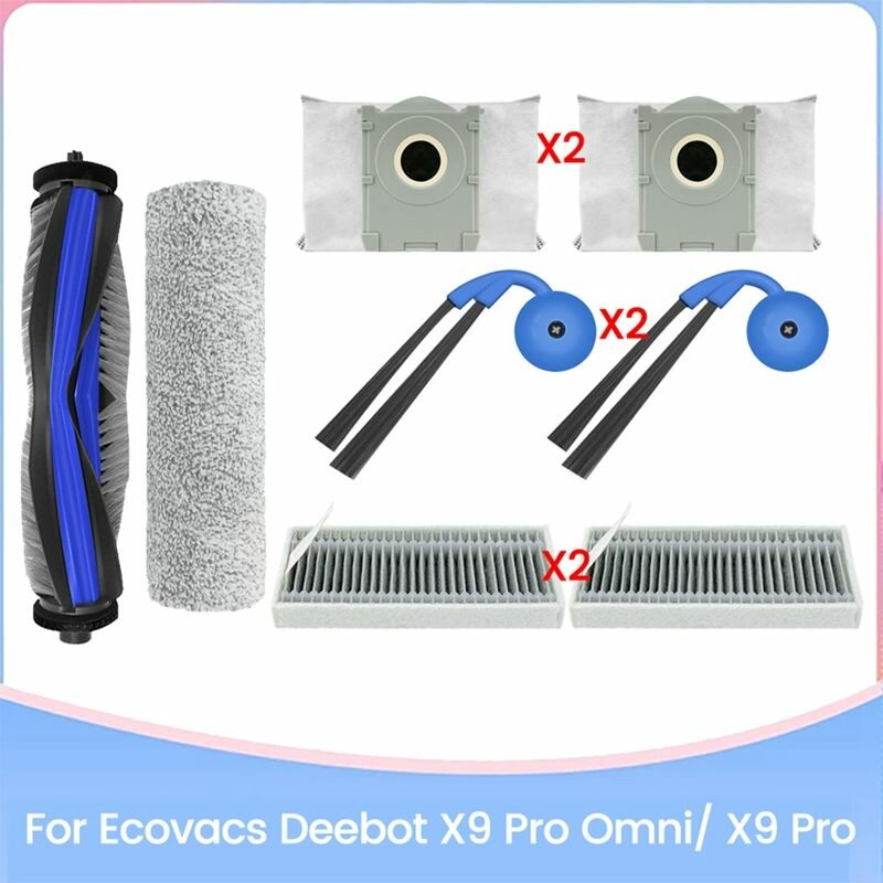 8 Шт. Деталей Для Пылесоса Для Ecovacs Deebot X9 Pro Omni/X9 Pro