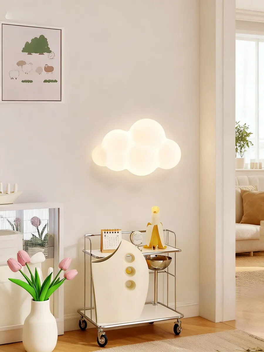 Детский настенный светильник в форме облака wall lamp 18w