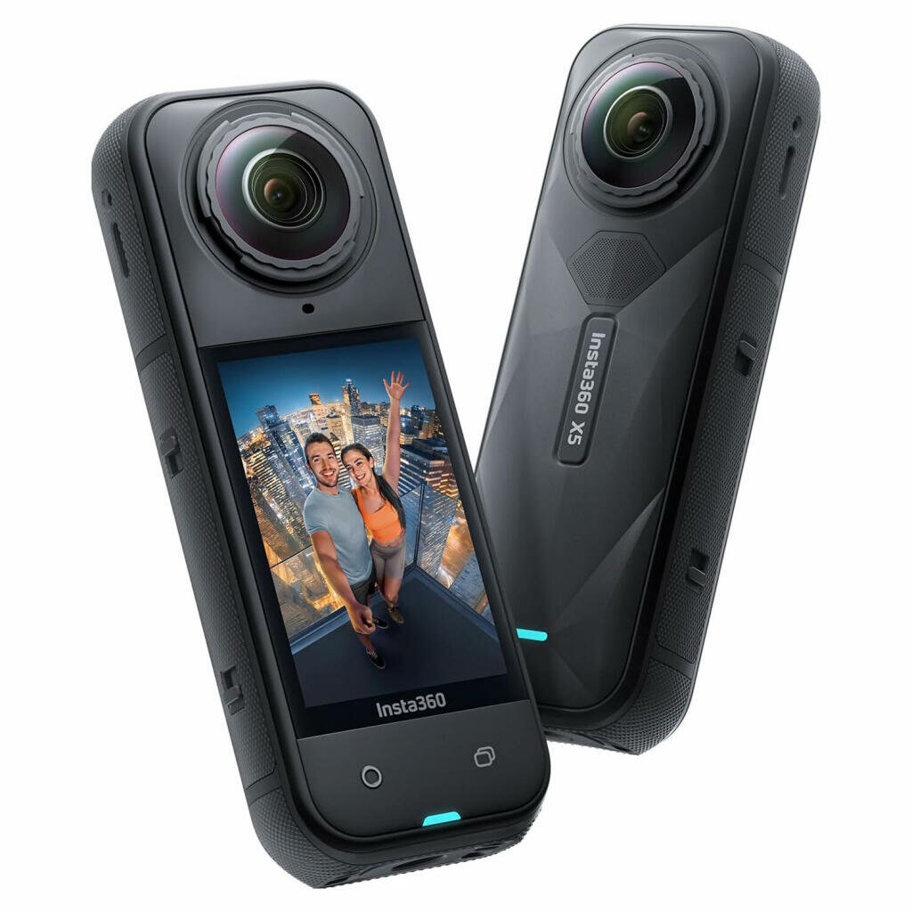 Экшн-камера Insta 360 X5 Essentials Bundle, водонепроницаемая, 360°, Black