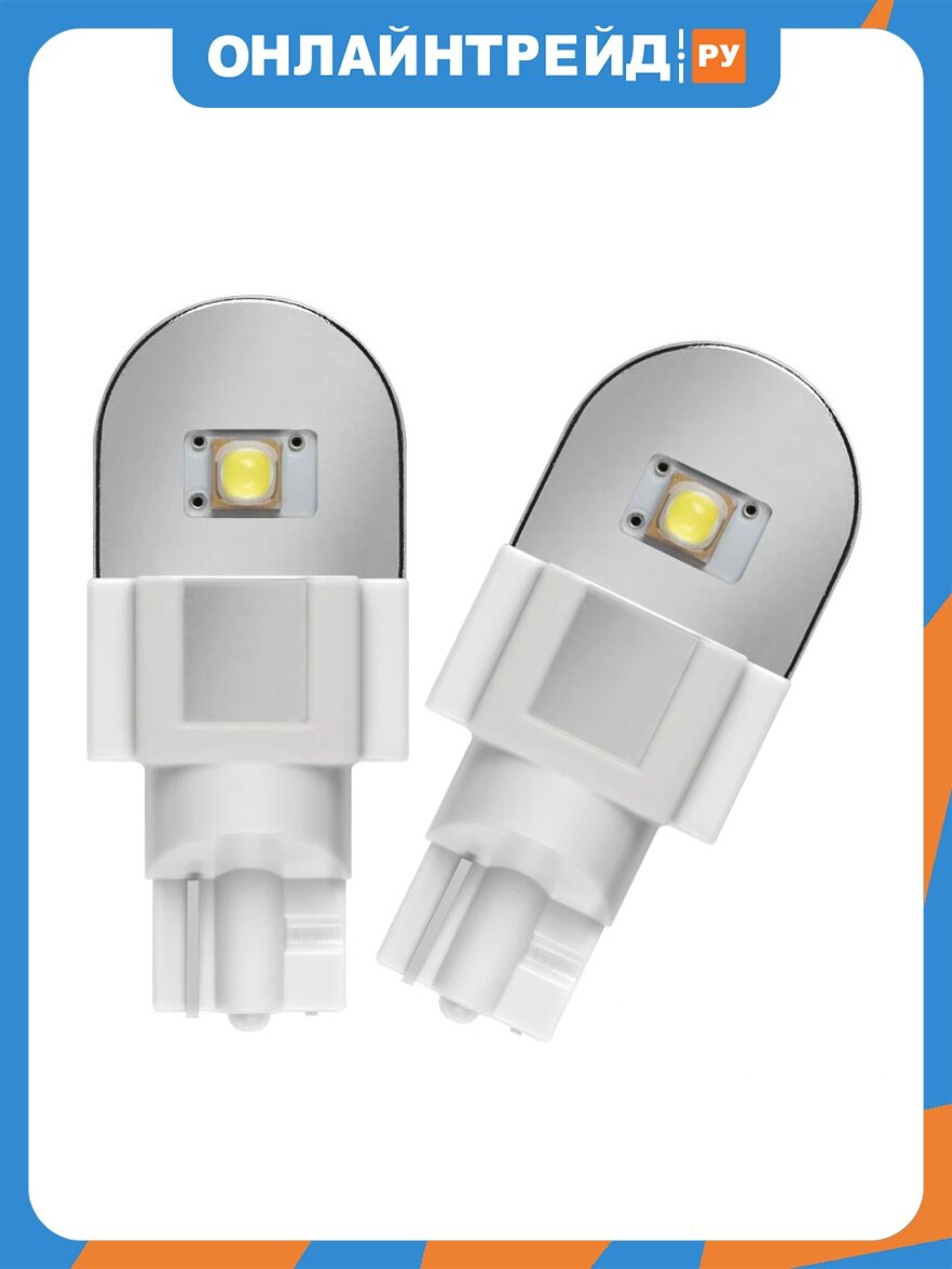 Лампа автомобильная Osram Cool White LEDriving SL W16W 12V-LED W2.1x9,5d 6000K 2.1W, блок 2шт, 921DWP-2BL