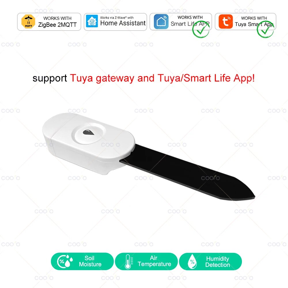 Датчик влажности почвы Tuya ZigBee Tuya ZigBee 3 in 1