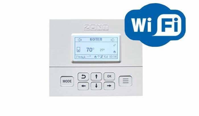 Панель для ручного управления контроллерами ZONT МЛ-753 Wi-Fi управление отоплением, для электрических котлов, умный дом