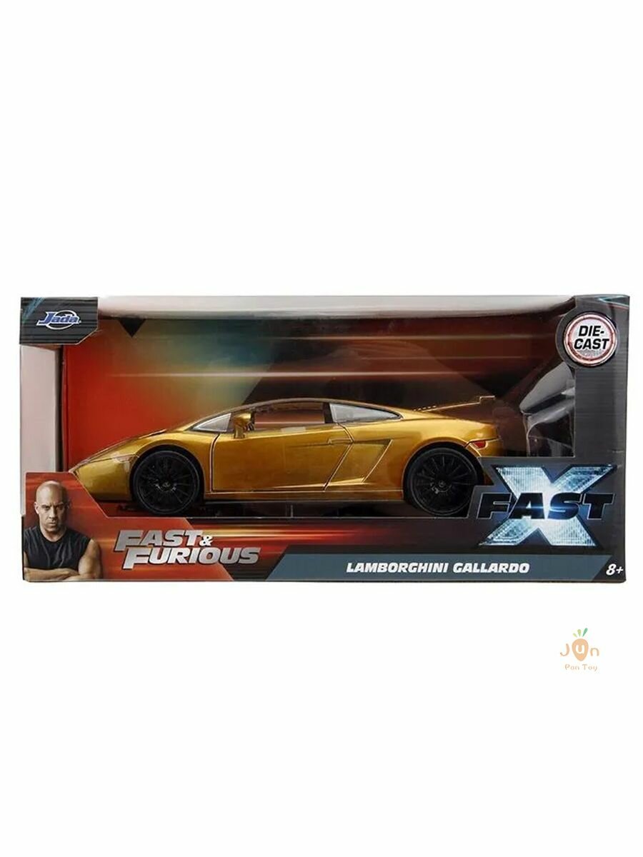 Jada Toys Fast & Furious Lamborghini Gallardo / Форсаж Ламборджини Гальярдо Игрушечные гоночные машинки Игрушки подходящие для детей в возрасте от 8 лет и старше