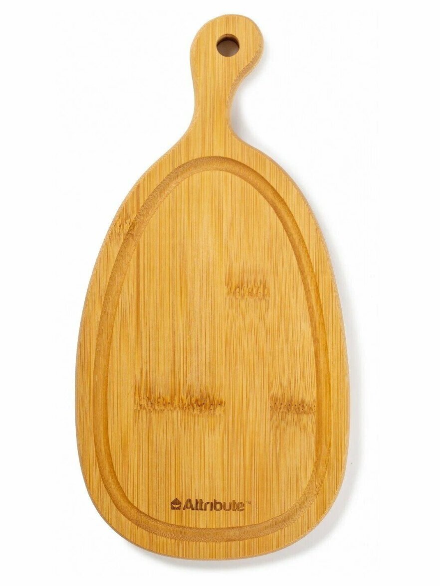 Доска разделочная Attribute BAMBOO CURVE 28x14x1.5см ABX170