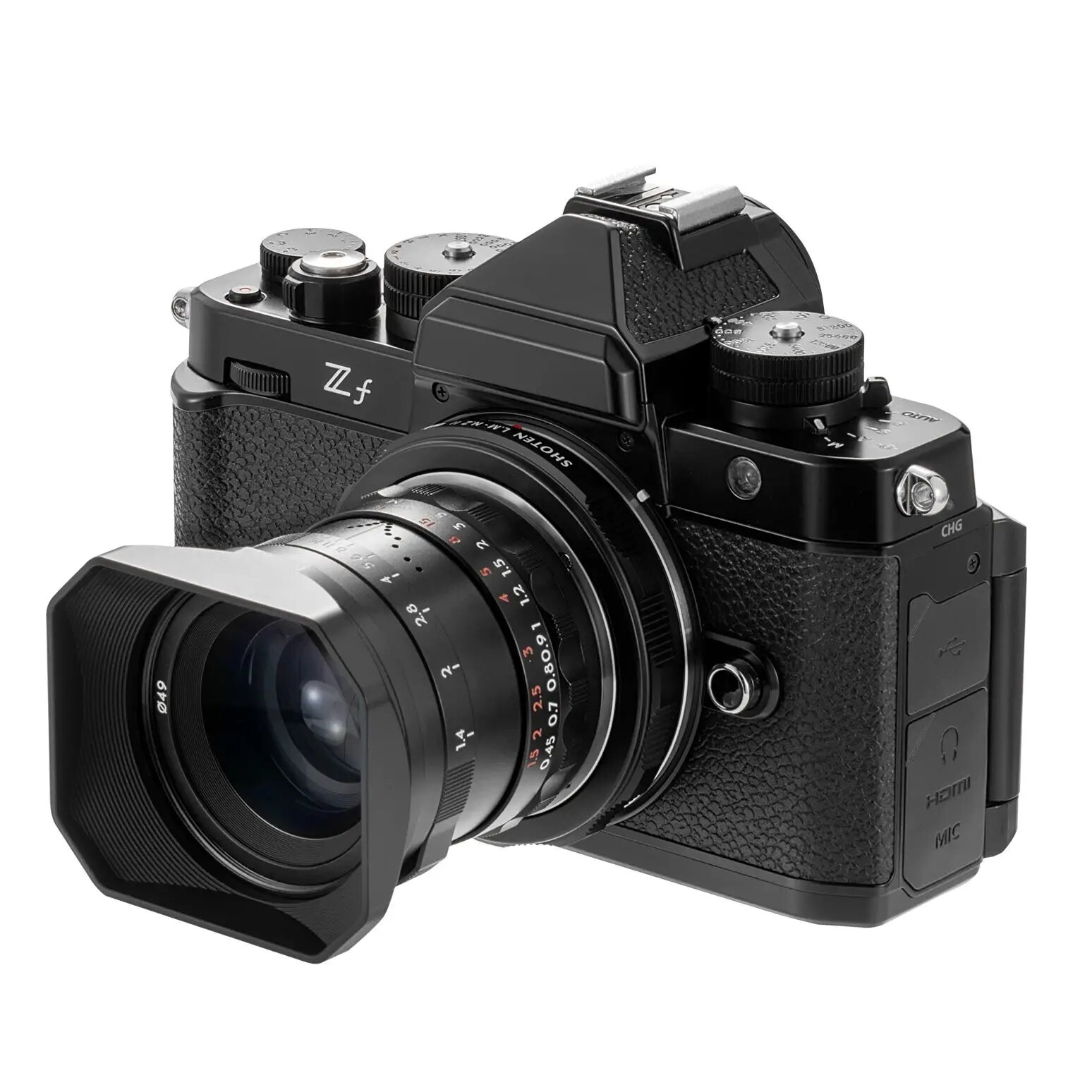 Электронный адаптер Shoten LM-NZ II E для объективов Leica M на камеры Nikon Z