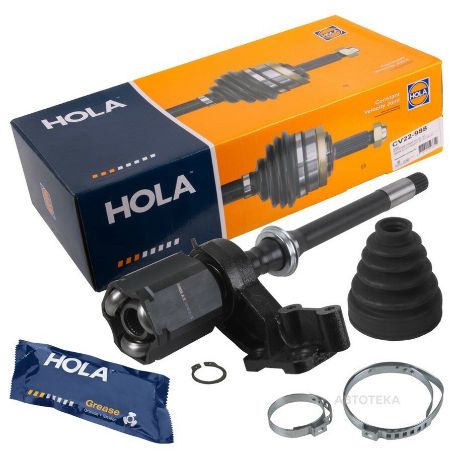 ШРУС TOYOTA RAV 4 IV 2.0 2WD/4WD CVT /RAV 4 III 2.0 2WD CVFC 20/27 шл. правый HOLA CV22988