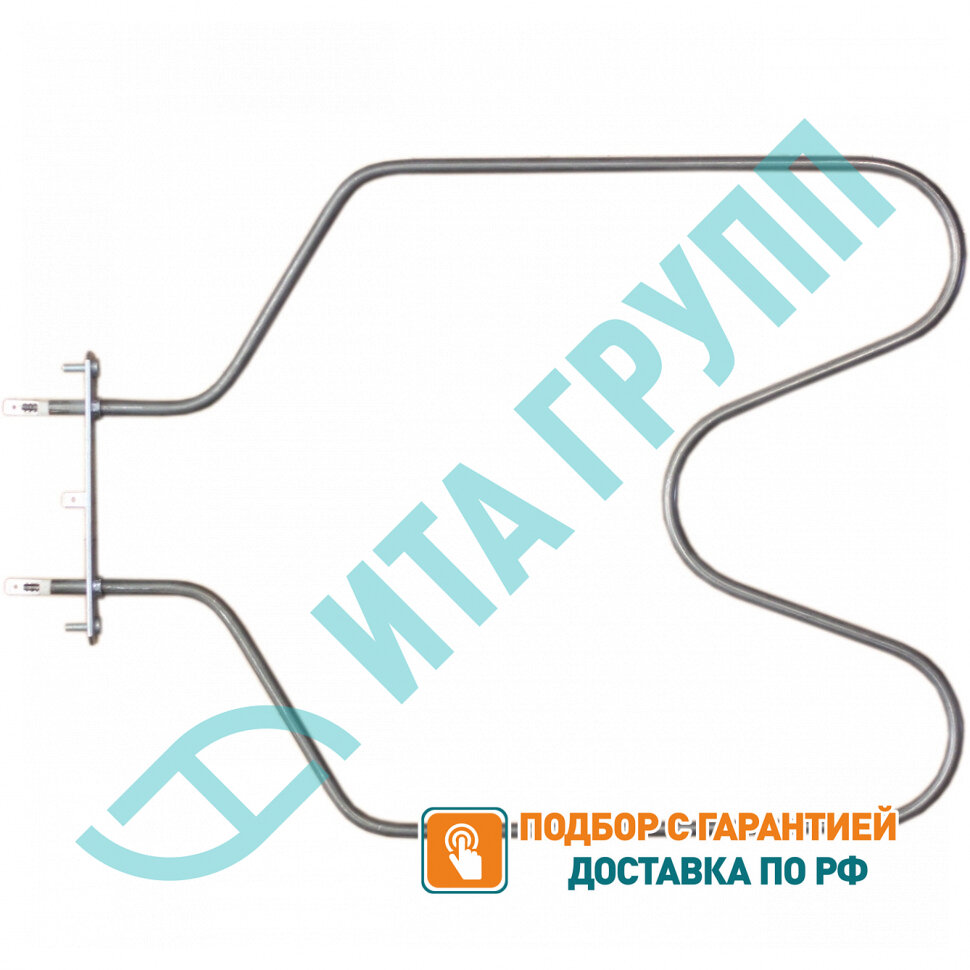 Набор 2шт ТЭН духовки Ariston, Bosch, Веста, Whirlpool нижний 1200 Вт, 275х350 мм, KM300173