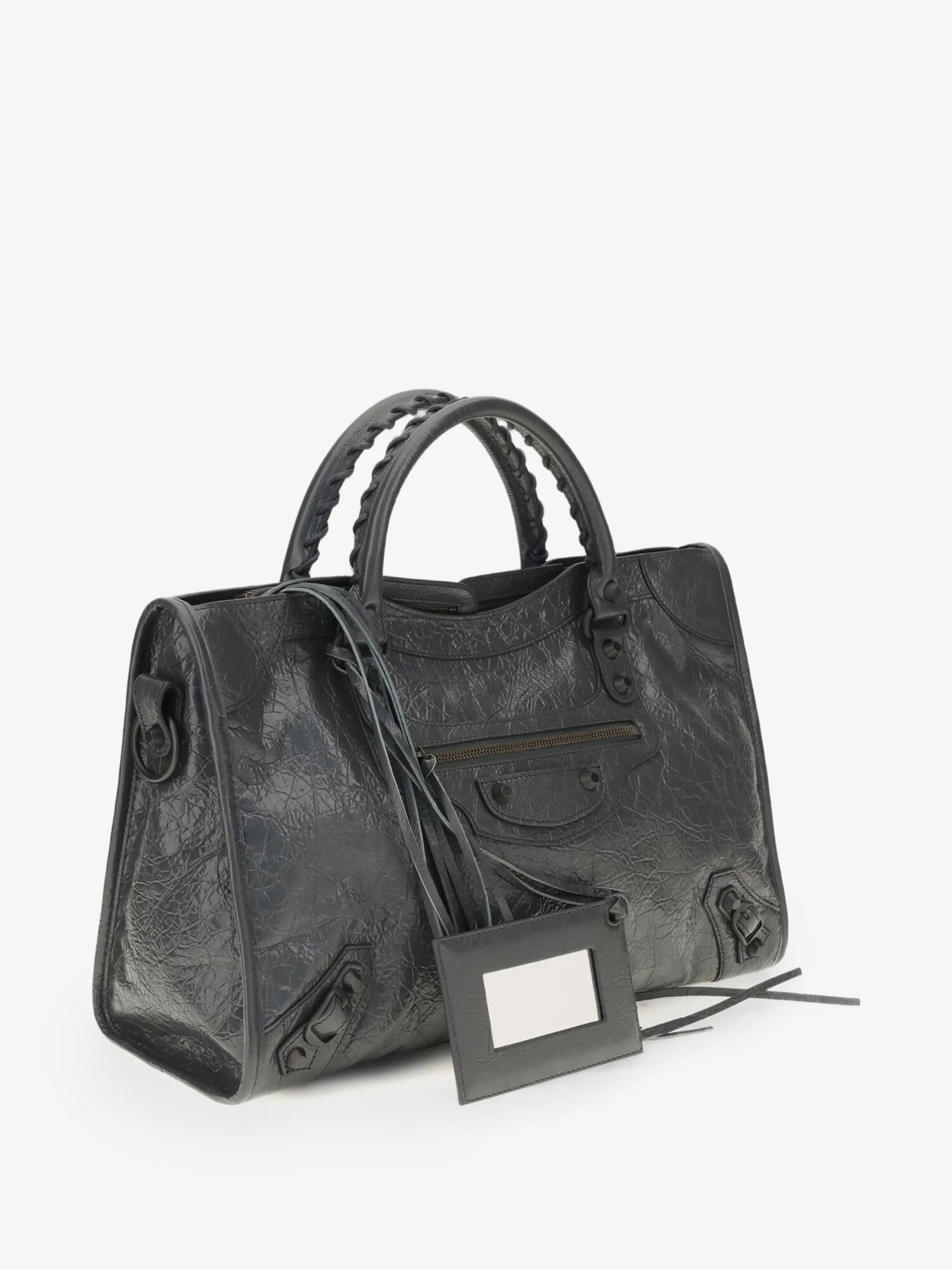 Сумка BALENCIAGA Le City, серый — фото 1