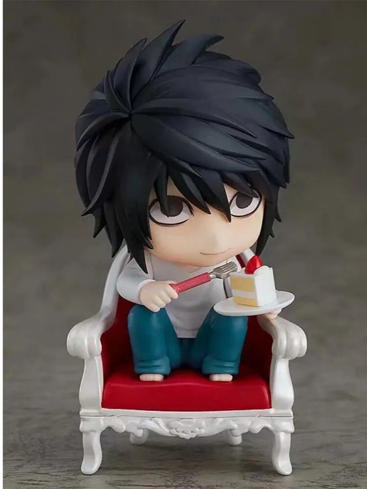 Фигурка Nendoroid L (Death Note) 10 см, пластик, коллекционная, с аксессуарами (стул, торт) — фото 1