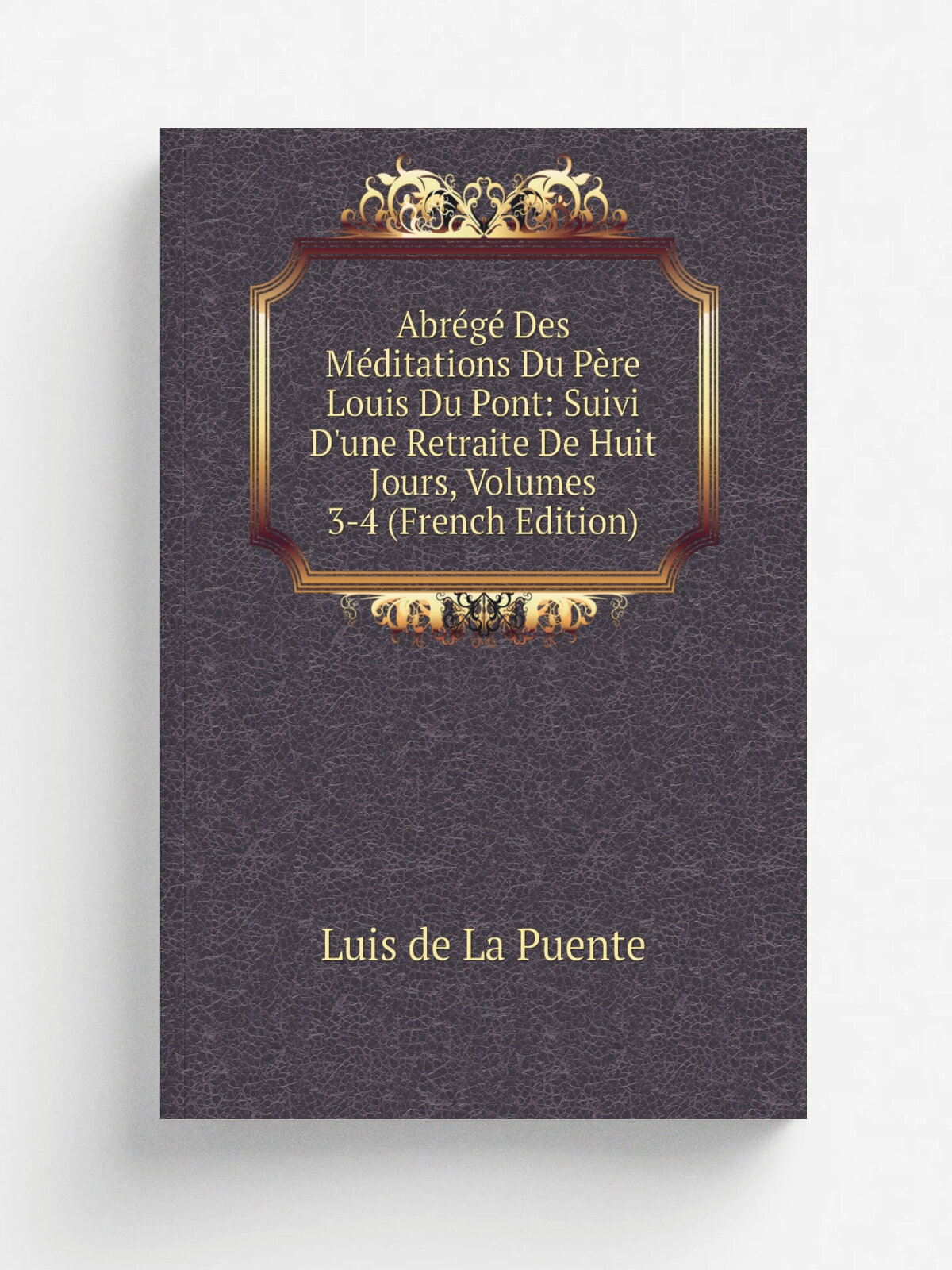 Abr.g. Des M.ditations Du P.re Louis Du Pont: Suivi D'une Retraite De Huit Jours, Volumes 3-4 (French Edition) | Luis de La Puente | Репринт