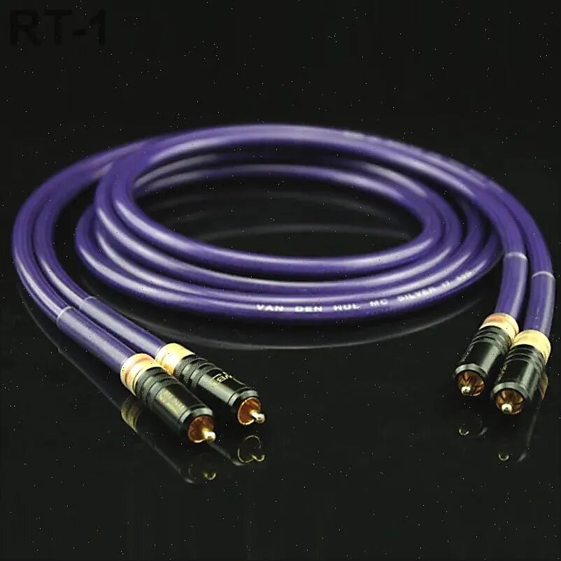 Van den Hul Аудиокабель RCA/RCA, 2 м, фиолетовый