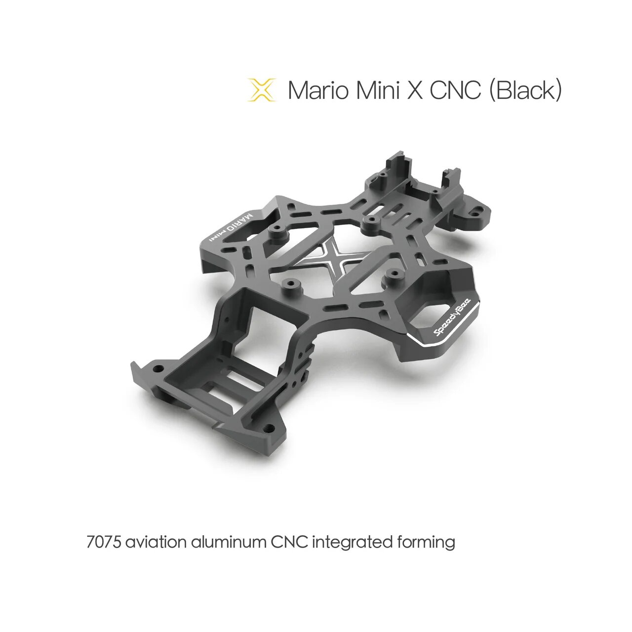 Комплект рамы SpeedyBee Mario MiniX Series CNC для O4 Air Unit и мотора BeeStorm MINI X CNC Black