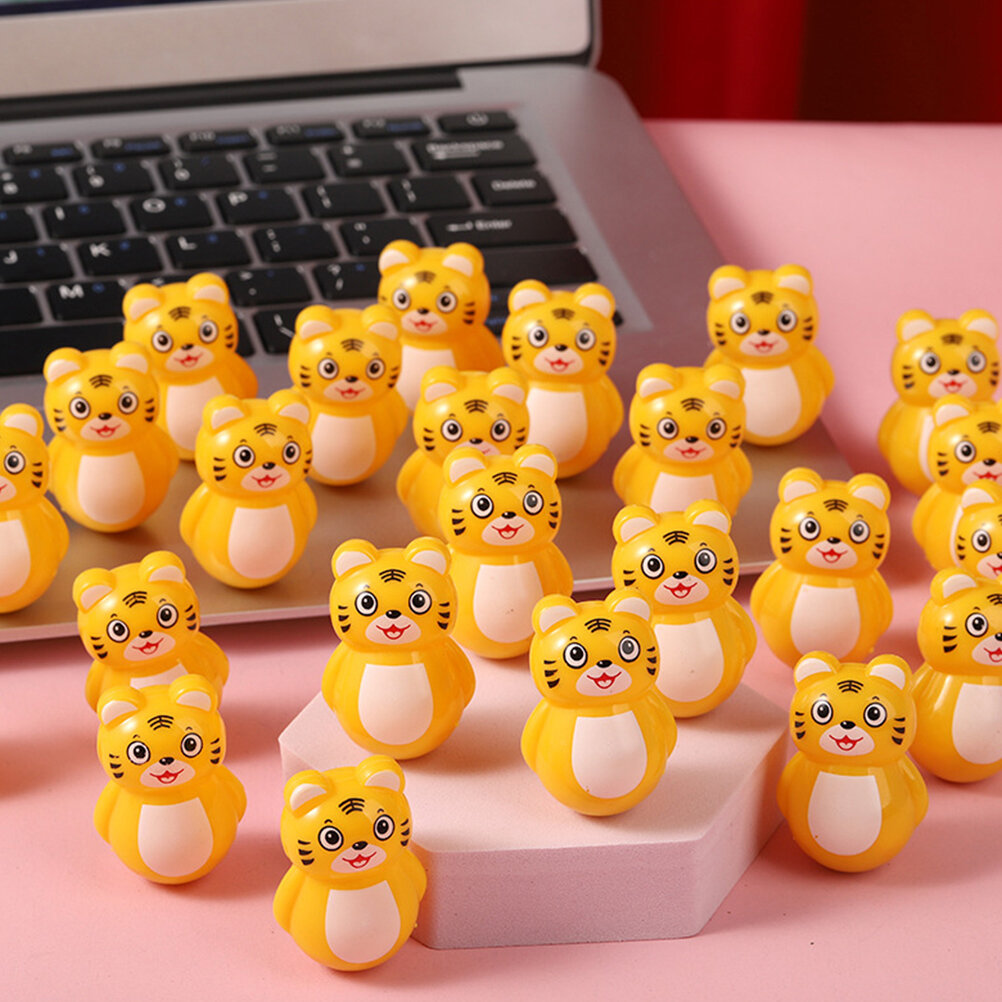 20 Штук Игрушки Тигр Креативный Сувенир Декоративная Фигурка 4X2.5X2.5Cm