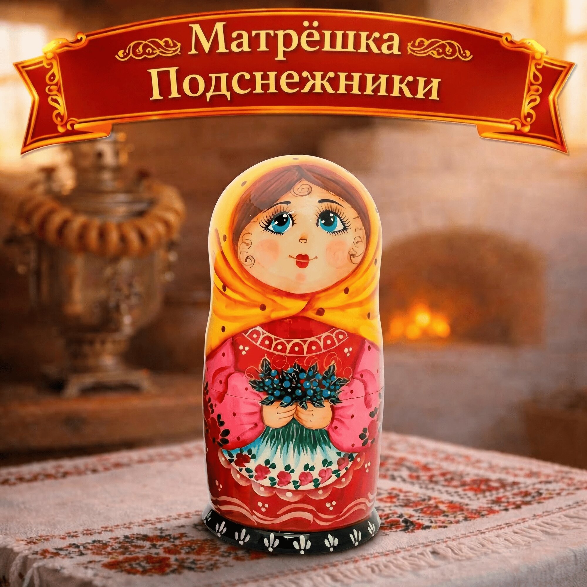 Матрешка Подснежники
