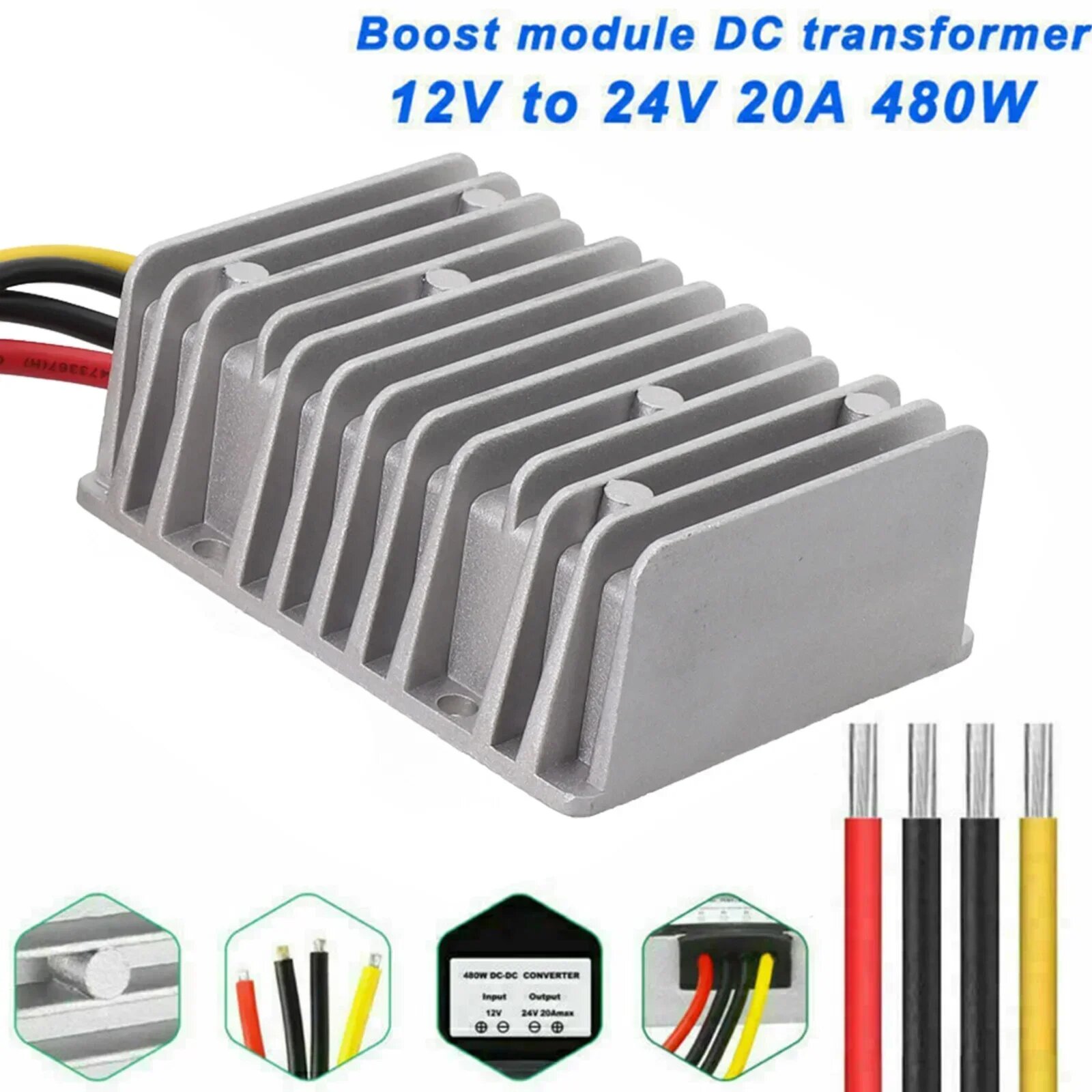 Boost модуль DC 12В-24В 15A 360W — фото 1