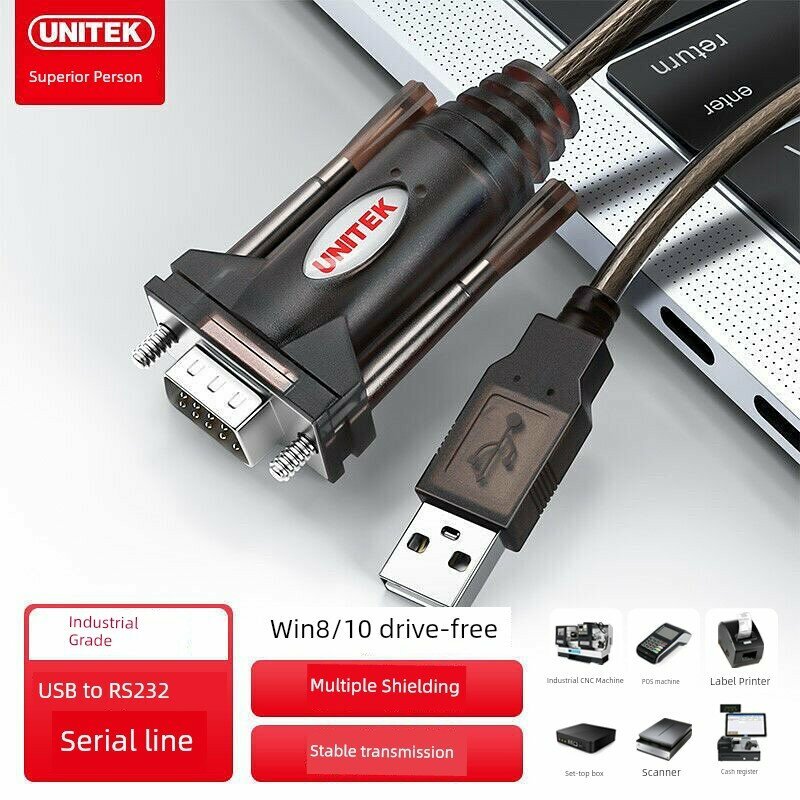 Кабель Superior Y-105 USB-RS232, 9-контактный штекер на COMDB9, для последовательного порта, чип 2303, 1.5/ 3m