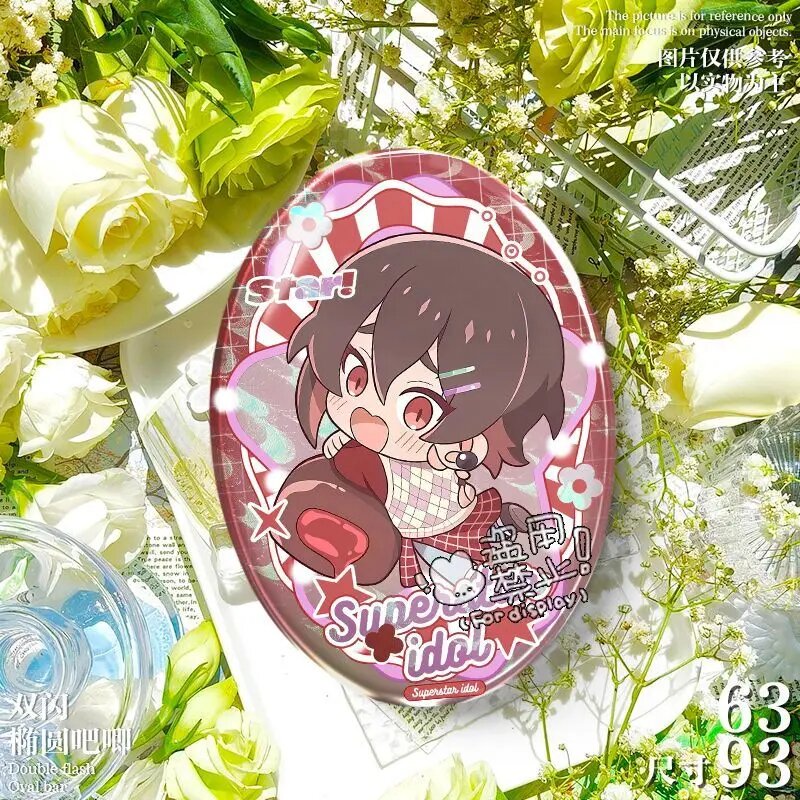 Значок Nu Carnival Edmond OLIVINE KUYA Eiden 3329B, Iridescent Red Sparr