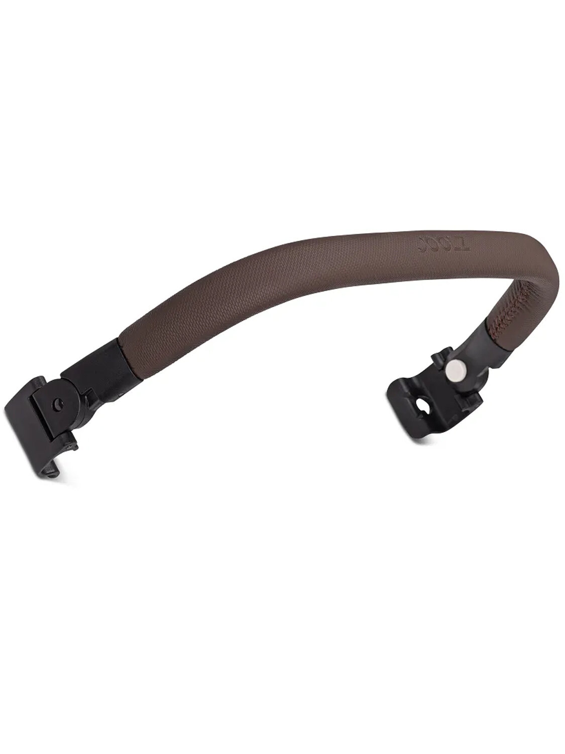 Бампер для коляски Joolz Aer + mid brown carbon, эко кожа, коричневый