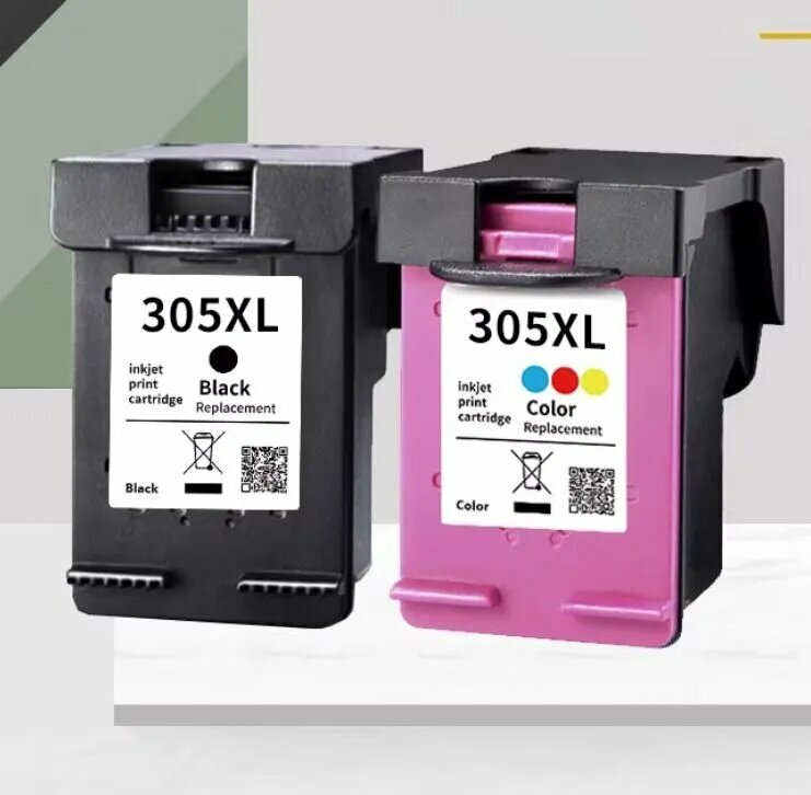 HP Картридж HP 305XL BK+CMY, оригинал, Набор CMYK, 2 шт