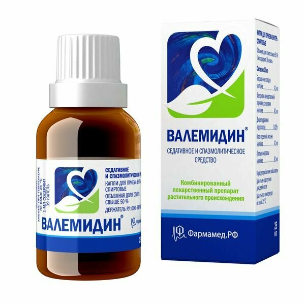 Валемидин капли для приема внутрь 25мл